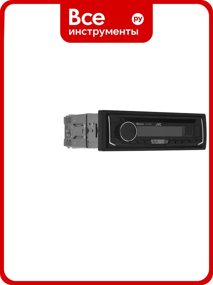 Автомагнитола JVC KD‑T902BTDSP с поддержкой Bluetooth, управление с руля, совместимость