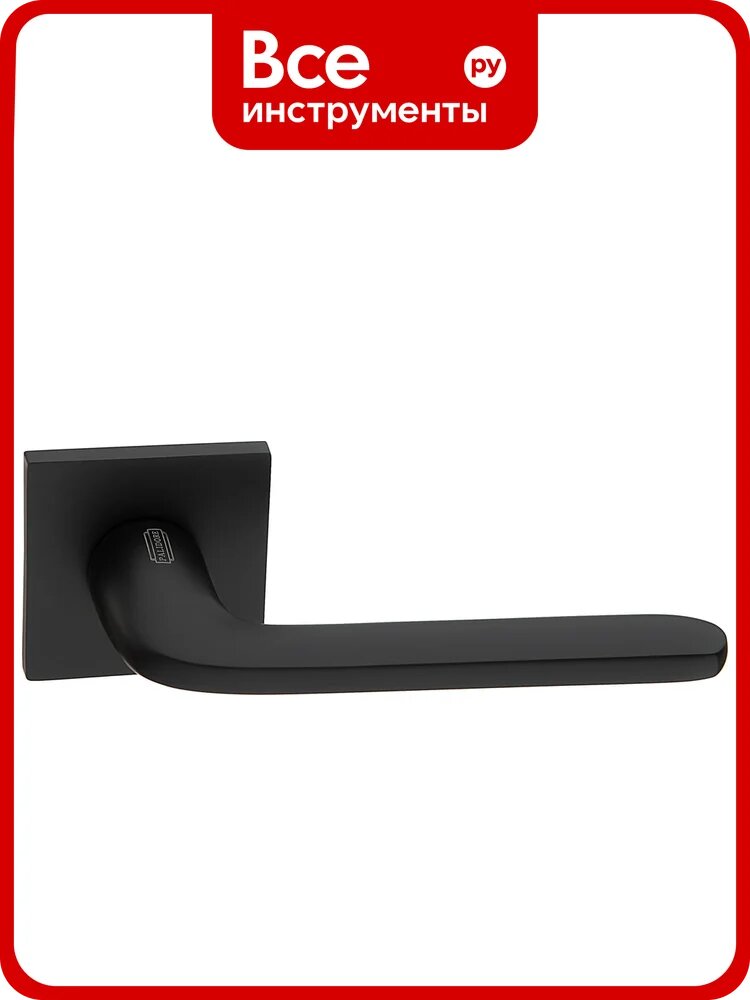 Ручка PALIDORE А-521 BLACK черный 98761081 алюминиевый гальванизированный стяжной винт для межкомнатных дверей
