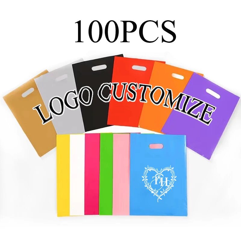 Многоразовые плоские пакеты Flechazo с логотипом 100 шт. Other Sizes