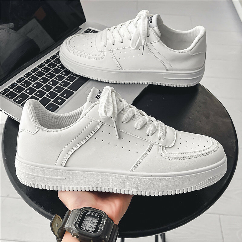 JYL Сникерсы мужские Весна Ходьба Легкость Дышащая сетка/7007 pure white