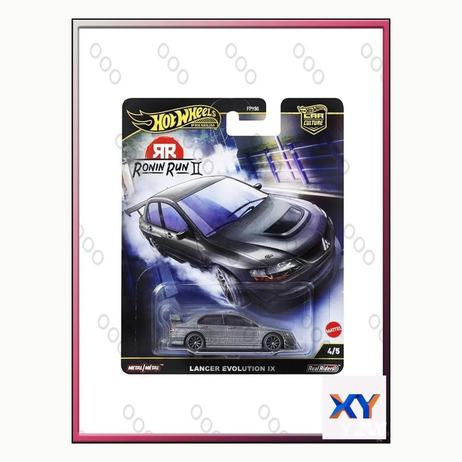 Бестселлер Hot Wheels Ronin Run II FPY86 1:64 Premium Car Culture Lancer Evolution IX