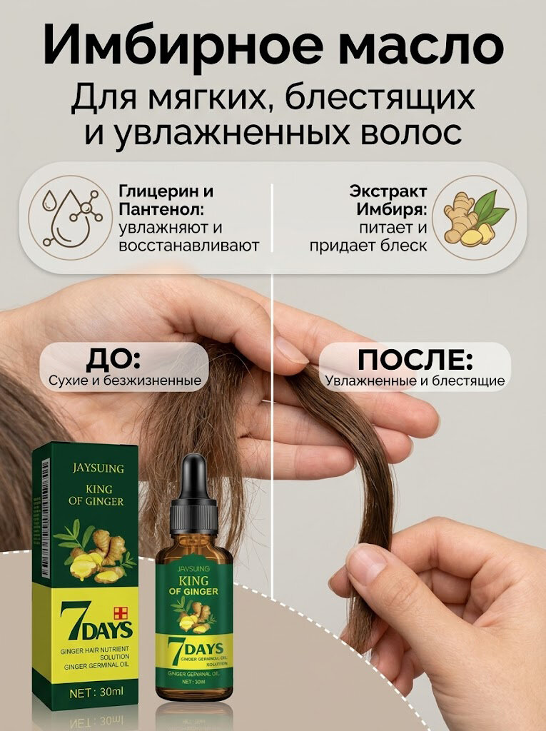 Активатор роста волос, несмываемое средство от выпадения волос