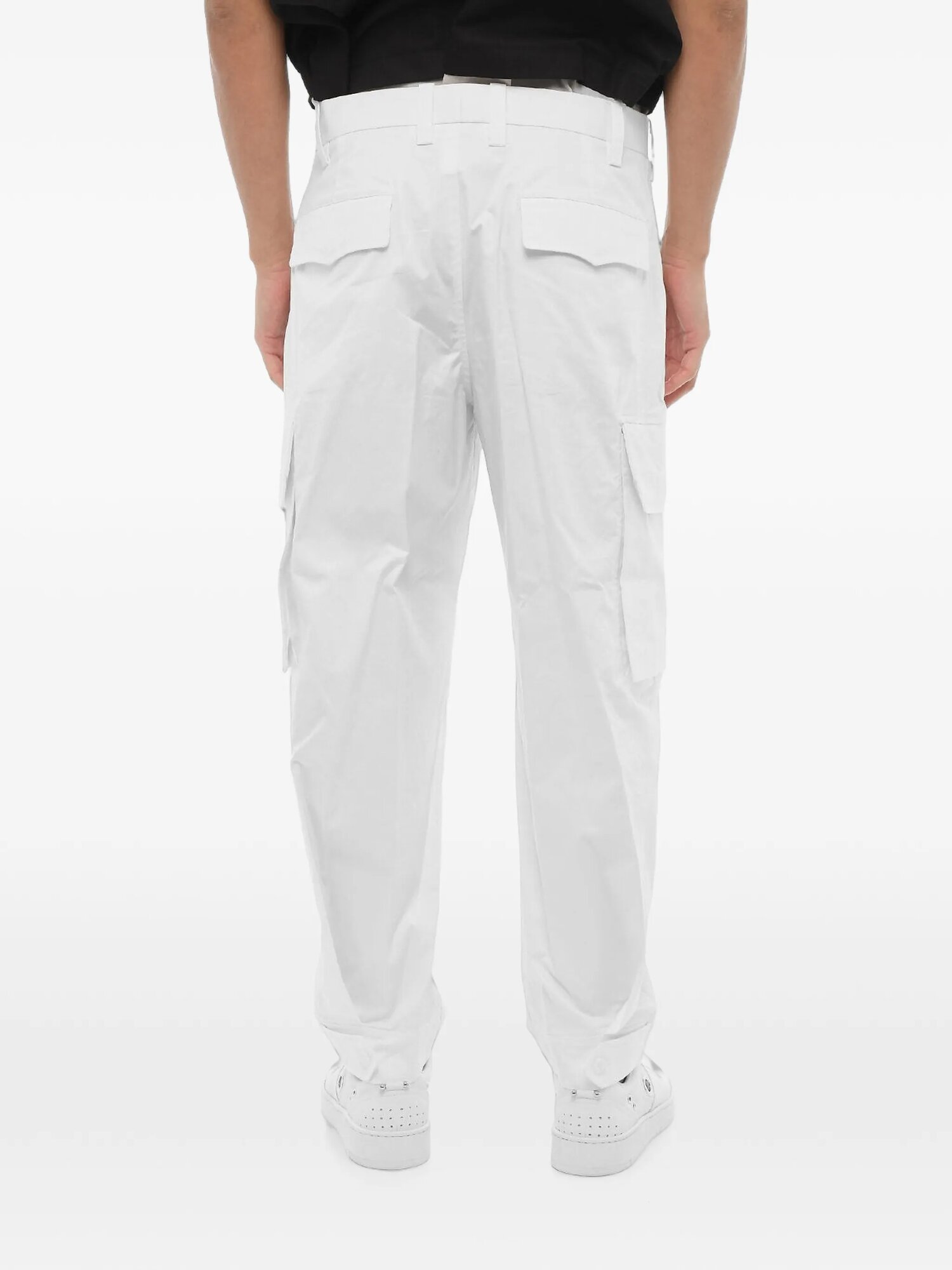 Брюки Neil Barrett Fireman trousers, размер 50, бежевый/белый — фото 1