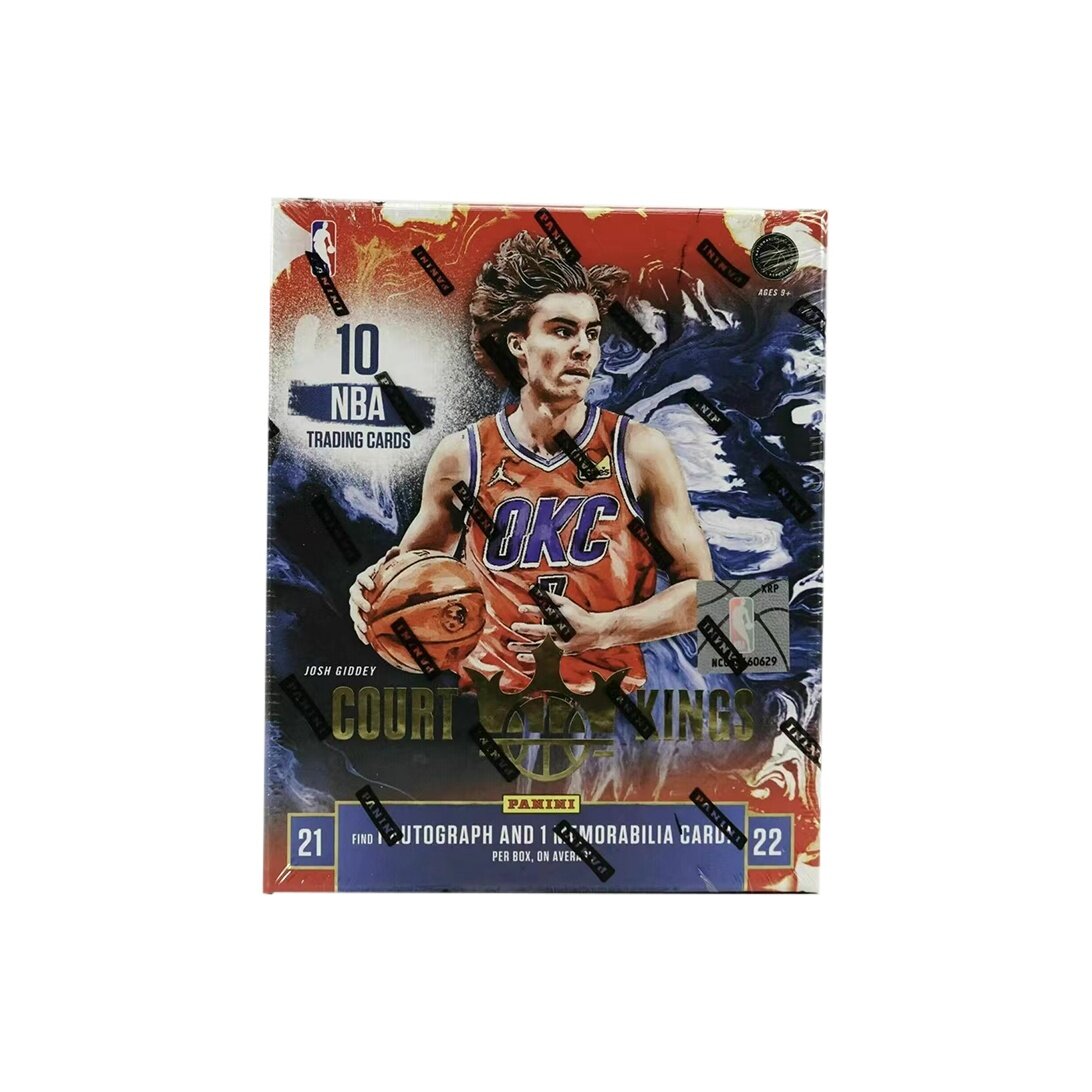 PANINI NBA Баскетбольные Звезды 2021-22 Карты Court Kings Хобби Масляная живопись Издание Спортивные Карты 1 Коробка