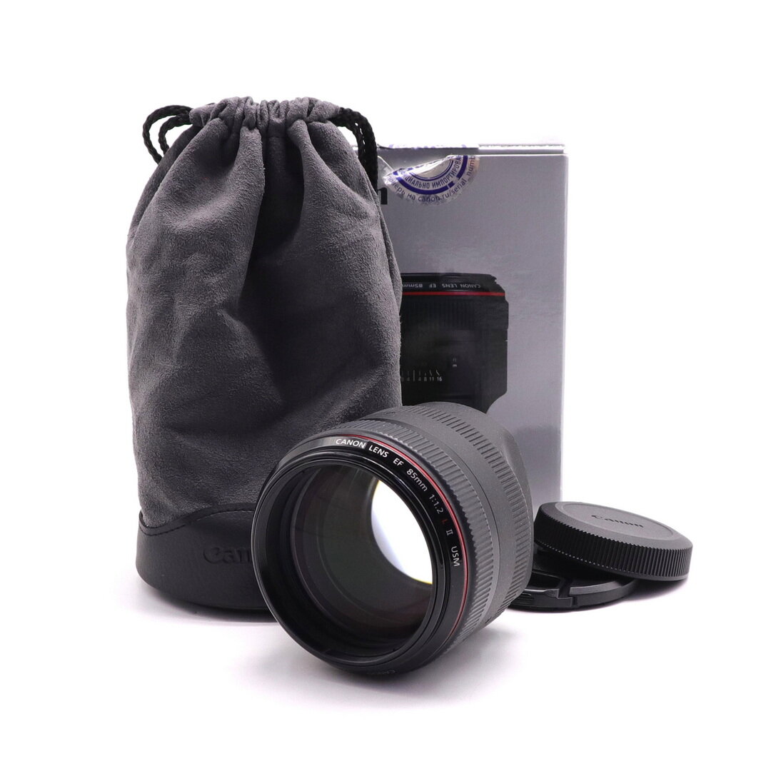 Объектив Canon EF 85mm f/1.2L II USM в упаковке