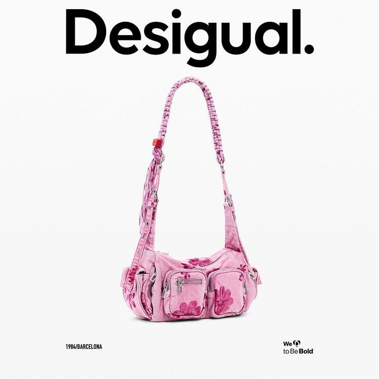 Сумка Desigual, розовый/фиолетовый — фото 1