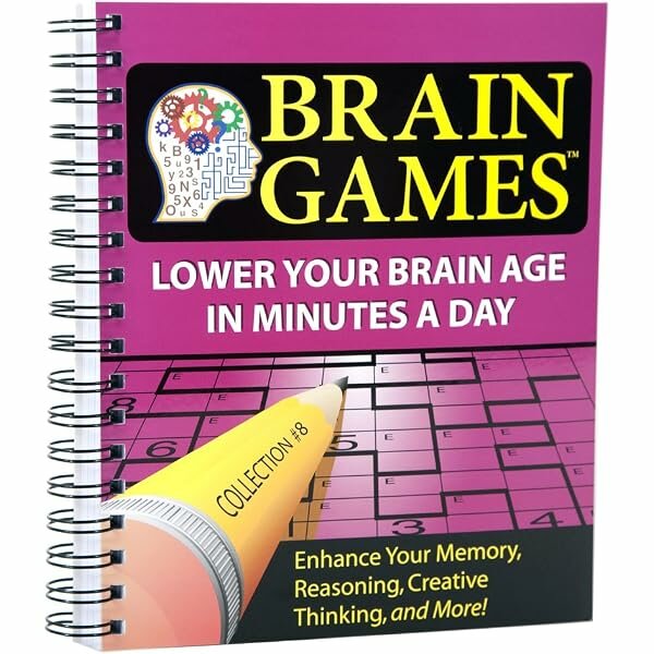 Brain Games #8: Lower Your Brain Age in Minutes a Day (Volume 8) (Brain Games - Lower Your Brain Age in Minutes a Day)，Reprinted paperback book
