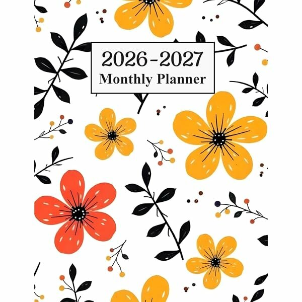 2026-2027 Monthly Planner: 2 Year Calendar (January to December) with Holidays for organize work，Reprinted paperback book