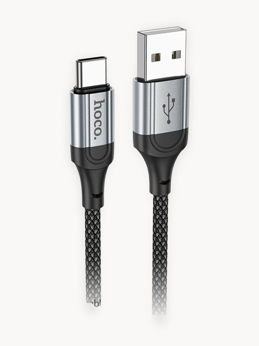 Кабель Hoco X102 USB - Type-C для смартфонов,1 метр, 3A для быстрой зарядки