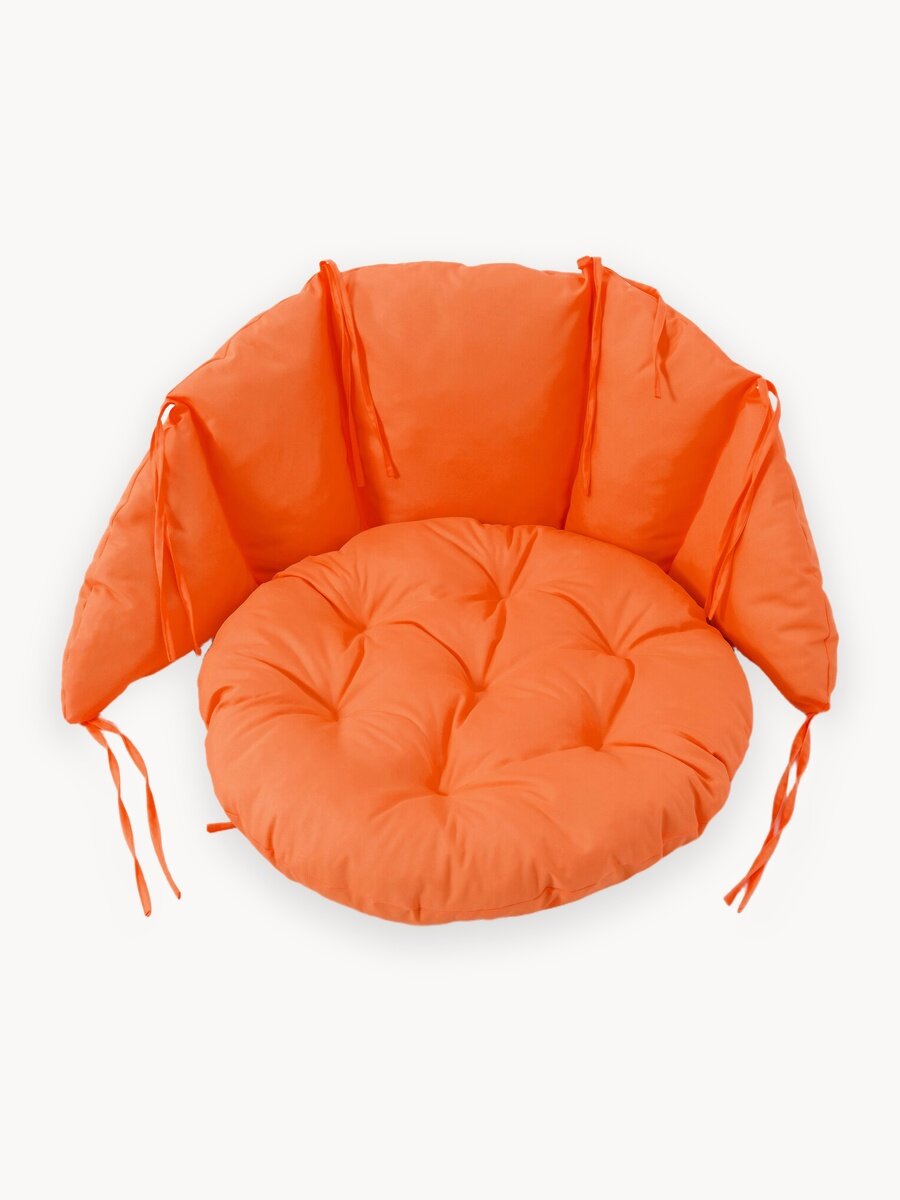 Подушка для садовой мебели, цвет оранжевый