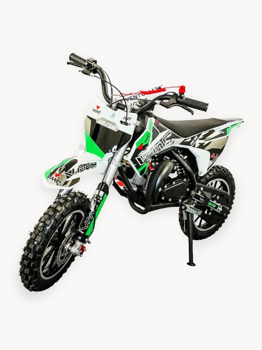 Питбайк детский VMC PITBAIKE 10"/10" (49cc) двигатель 2T зеленый