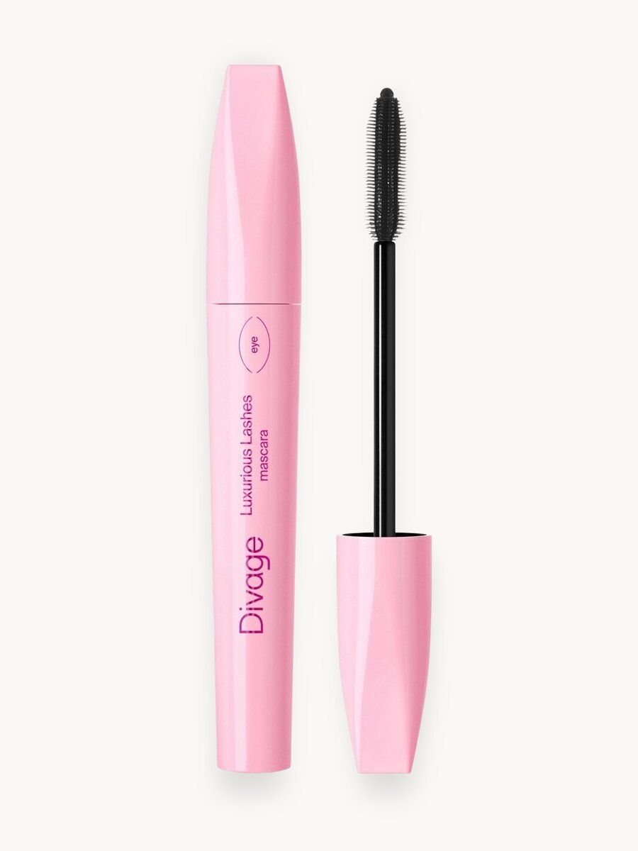 DIVAGE Тушь для ресниц 90х60х90 luxurious lashes, 10 мл, 01 черная