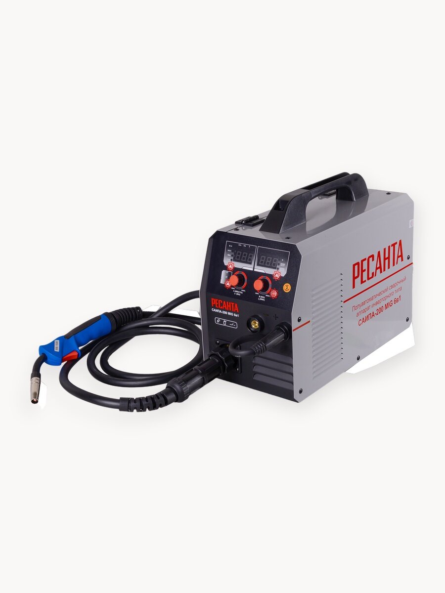 Сварочный полуавтомат Ресанта САИПА-200 MIG 6в1, MMA, MIG/MAG, 200А