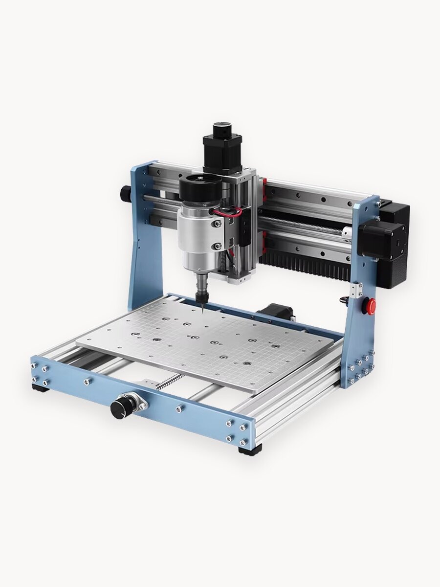 Настольный фрезерно-гравировальный станок с ЧПУ CNC 3020 PRO MAX, шпиндель 300 Вт, алюминий
