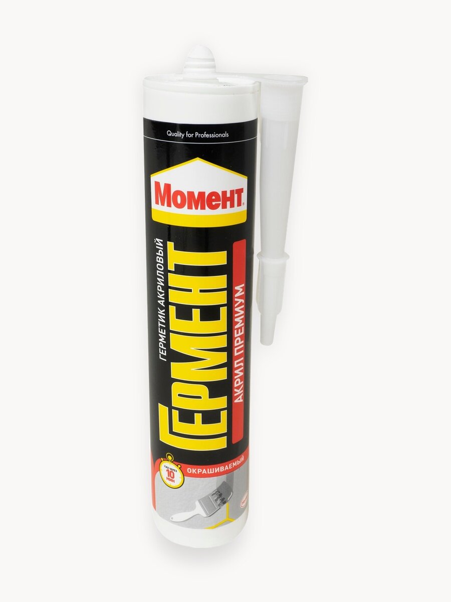 Герметик Момент Гермент акриловый морозостойкий, цвет белый 420 г