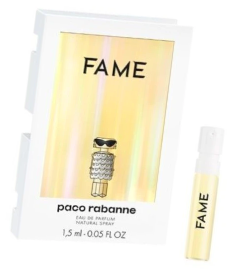 Пако Рабан Фейм сэмпл духов 1.5 мл женский - Paco Rabanne Fame миниатюра парфюмерной воды