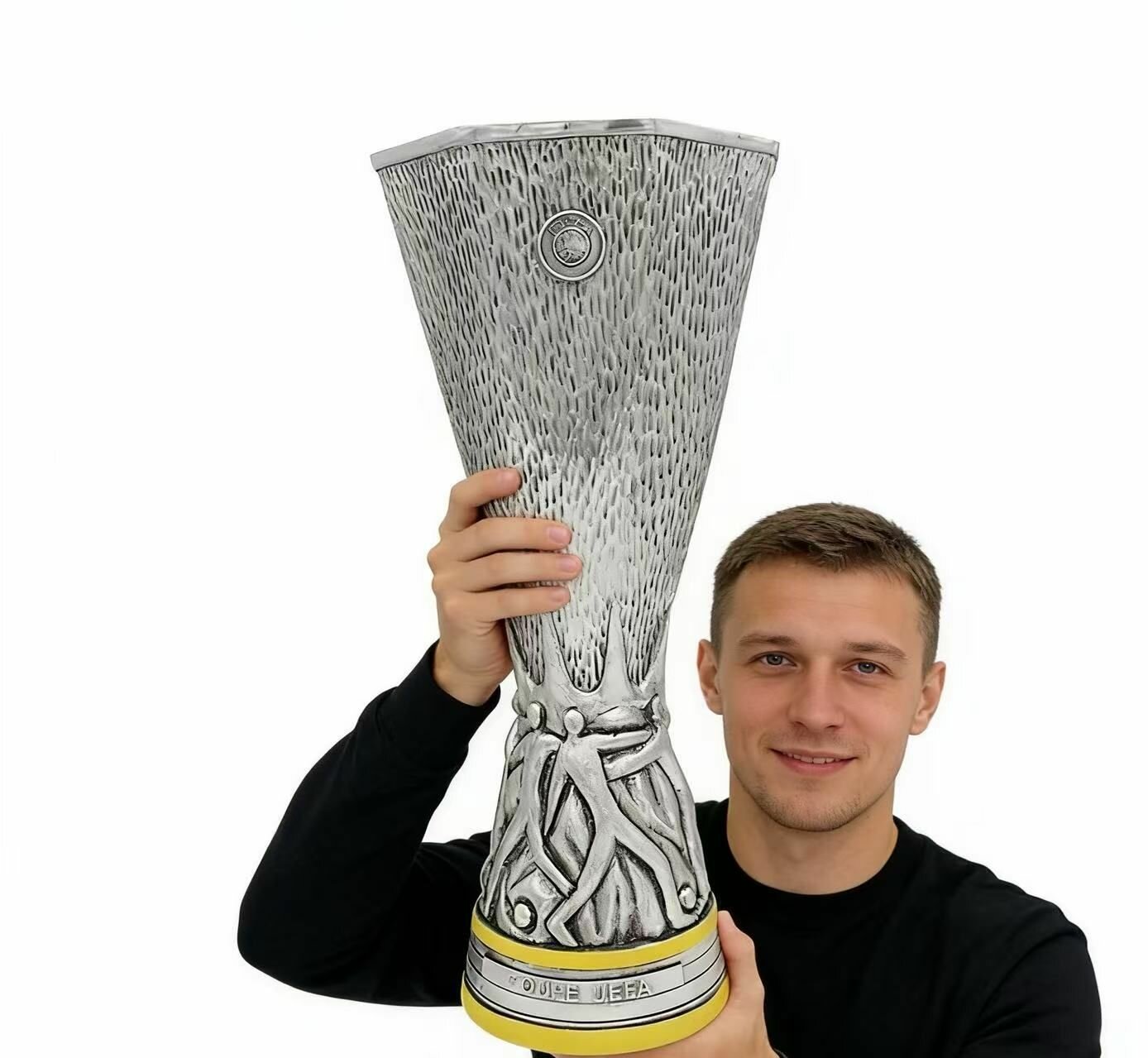 Трофей UEFA Europa League из Смолы, Подарок для Болельщика Футбола, Настольное Украшение
