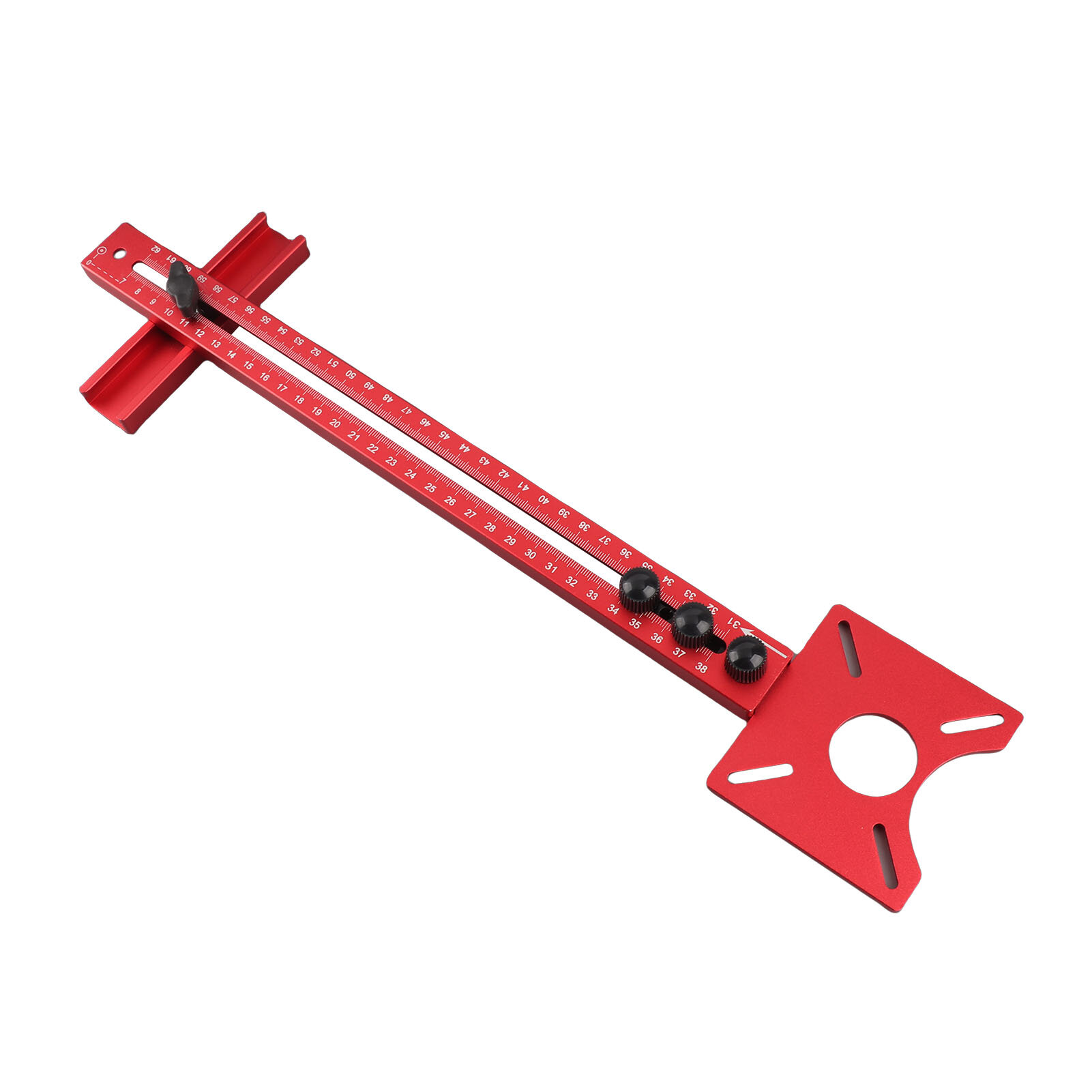 3-в-1 поворотная платформа для фрезера, алюминий, 445mm