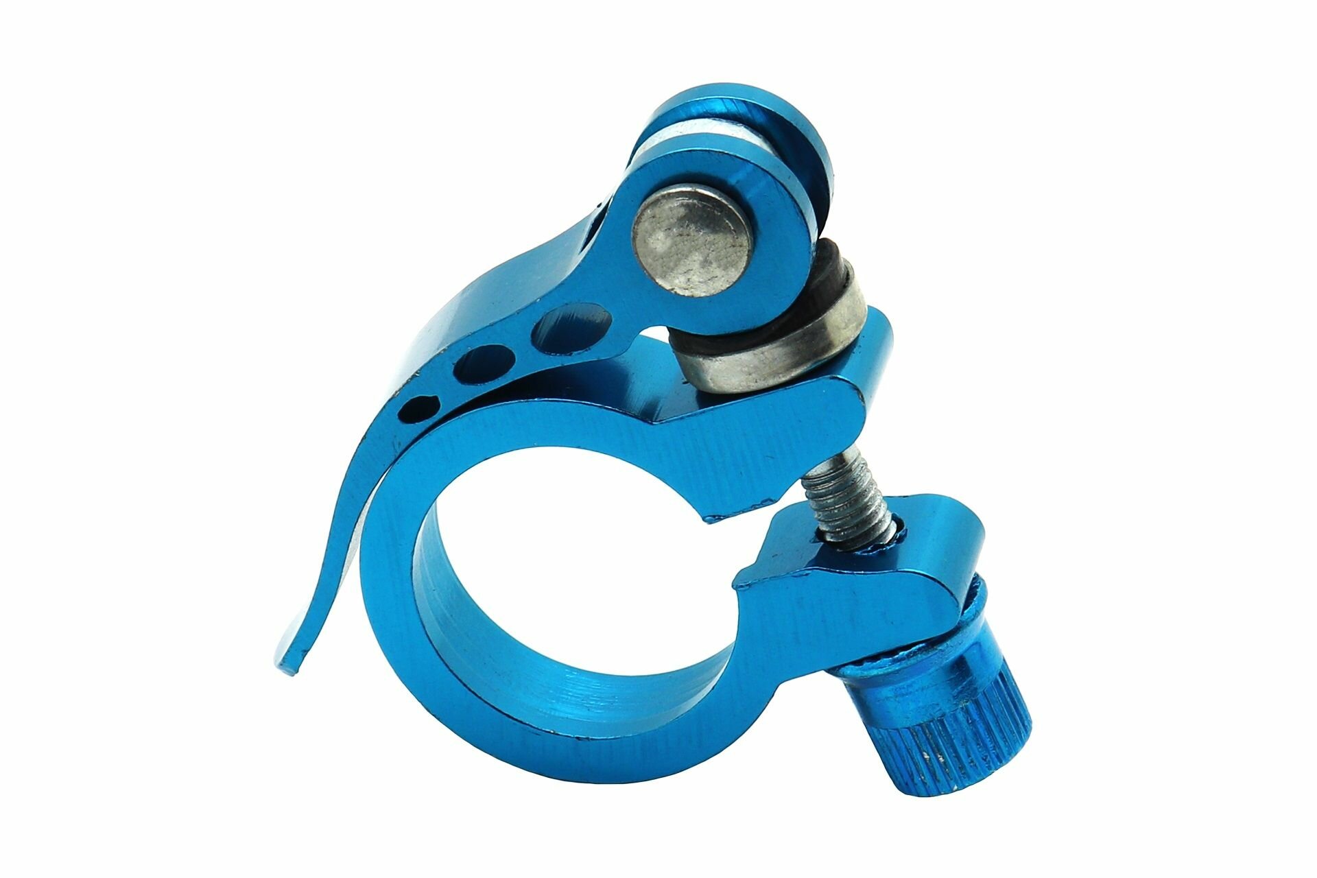 Зажим подседельный с эксцентриком 28,6 мм(синий)