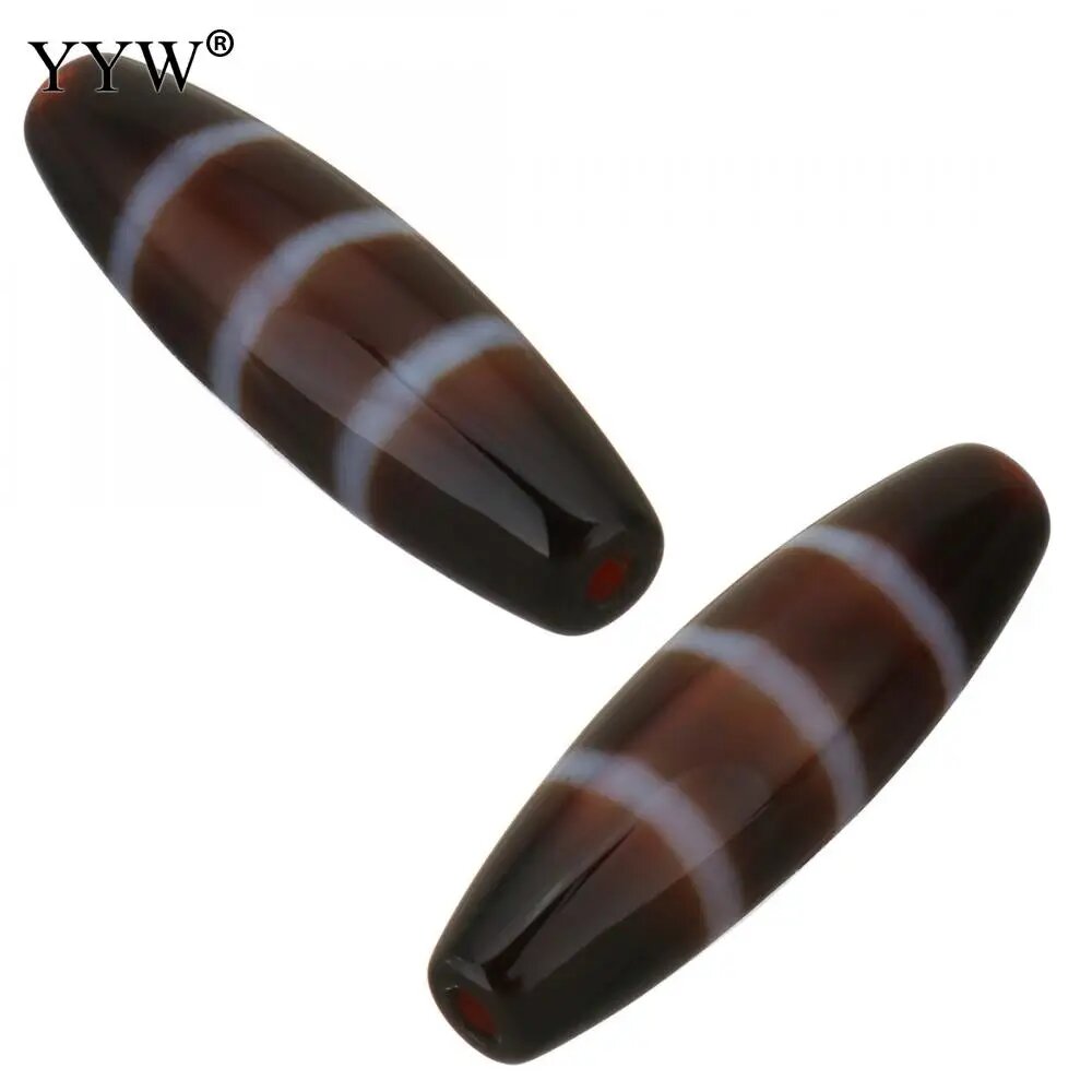 Натуральные бусины Тибетский Агат Dzi YYW 2.5 мм