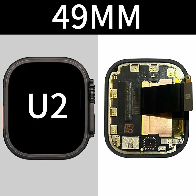 OLED-дисплей для Apple Watch Series 1, 2, 3, 4, 5, 6, SE, 7, сенсорный экран, Ultra-2-49mm