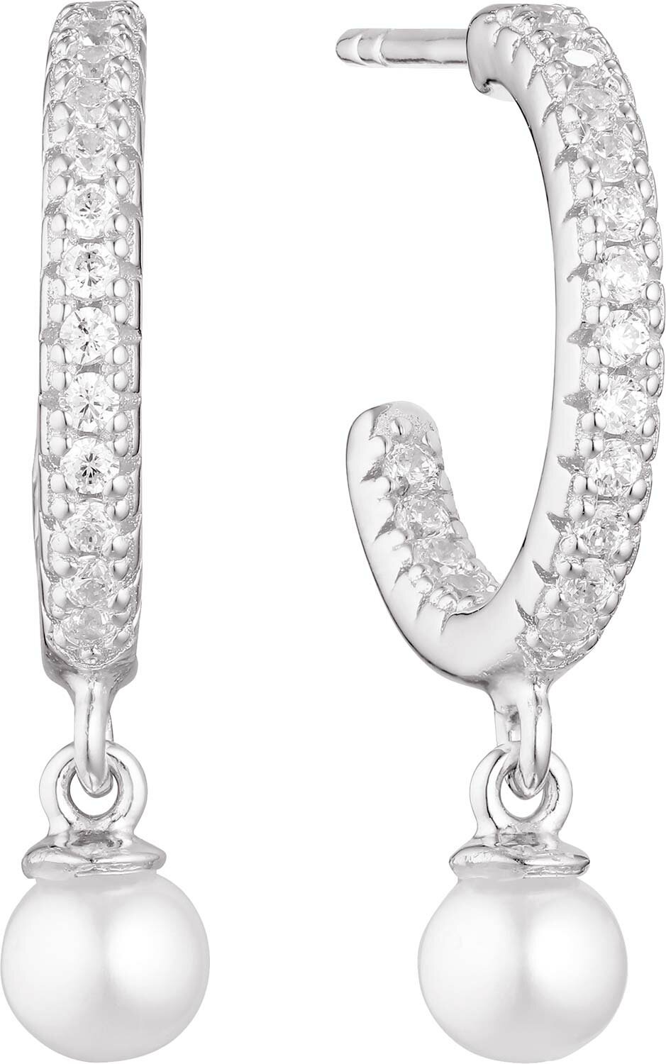 Серьги с подвесками, 925 проба