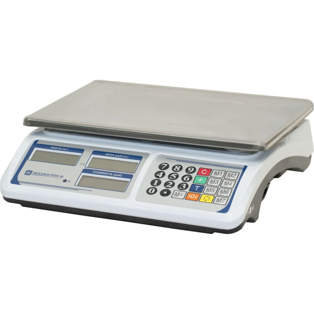 Весы торговые Мехэлектрон-М ВР4900-15-2Д-ДБ 16 до 15 кг, LЕD 2291847