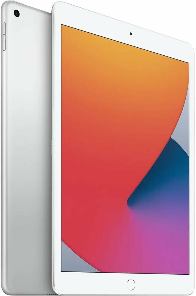 Apple Планшет Apple 2020 iPad 10.2, 10.2" 128 ГБ, серебристый