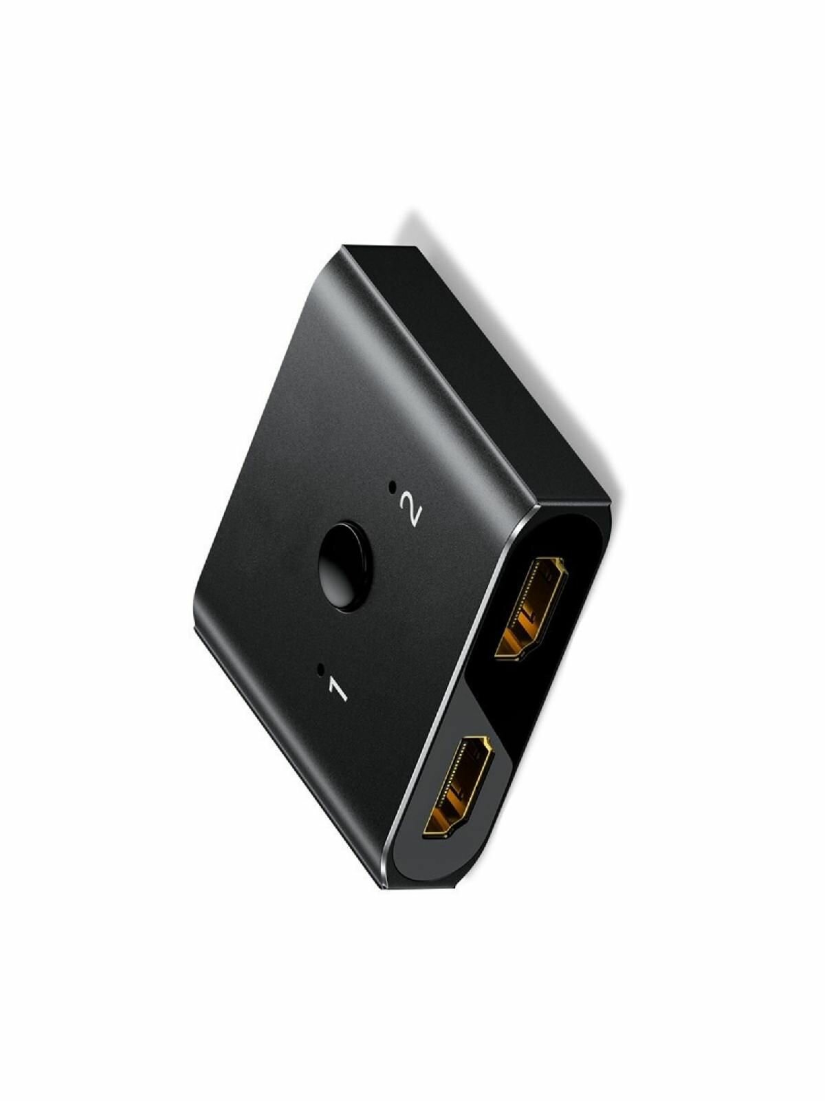 (1 шт.) Двунаправленный переключатель/разветвитель HDMI 2.0 4K 60Hz (2 входа / 1 выход)