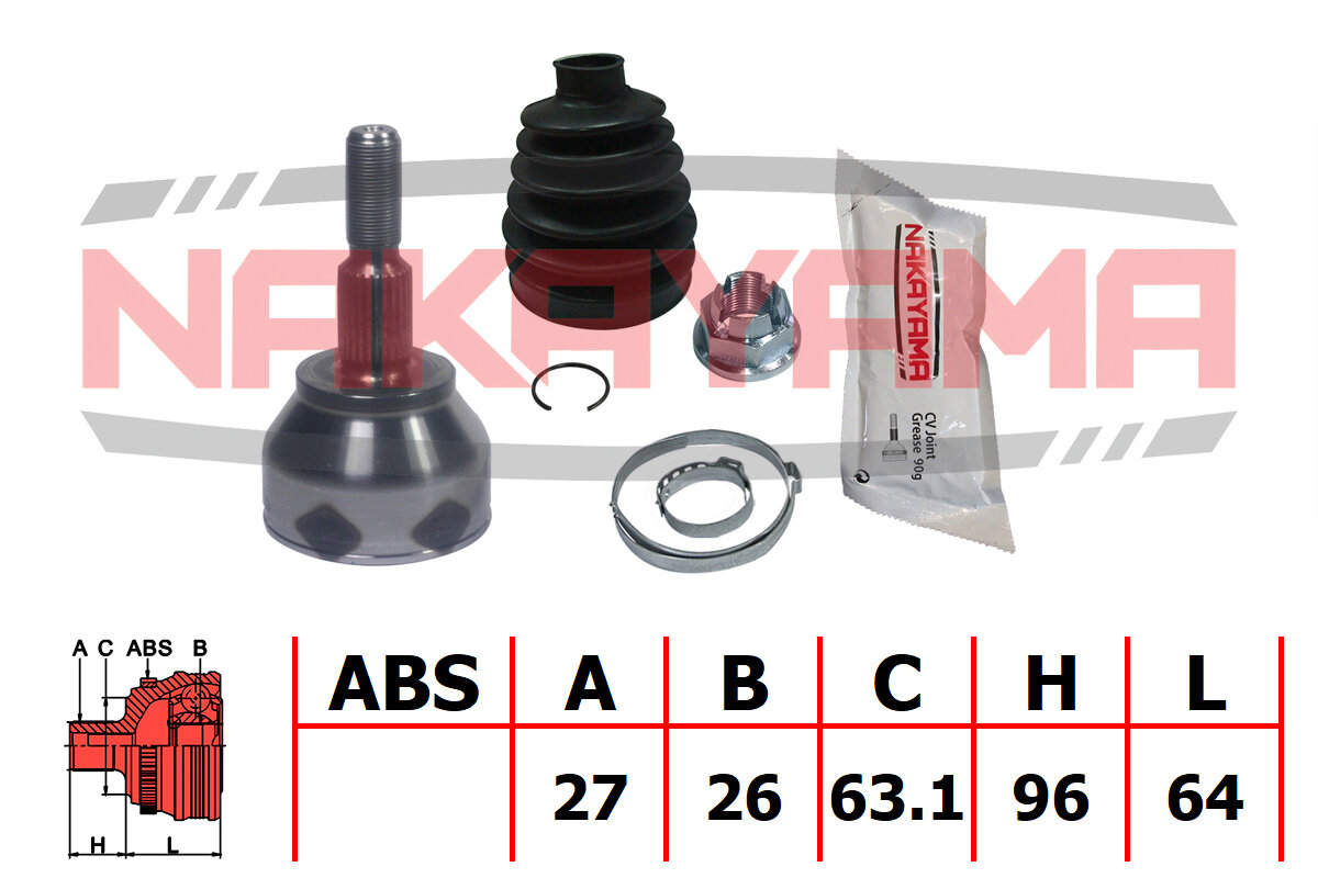 ШРУС внешн. К-КТ FORD C-MAX, FOCUS, GRAND C-MAX, K