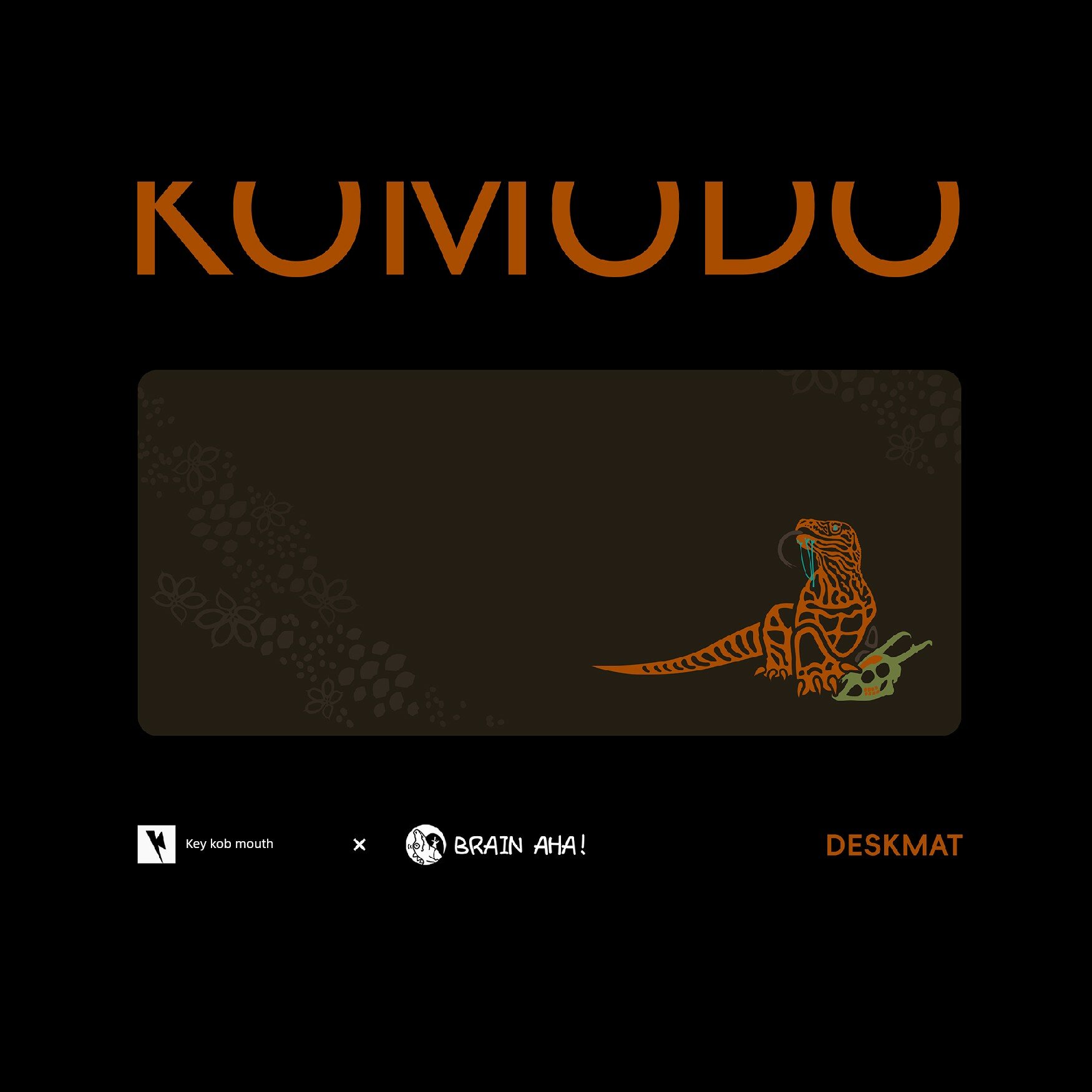 Keykobo Komodo Deskmate персонализируемая механическая клавиатура с ABS-клавишами двойного цвета, стандартная высота,