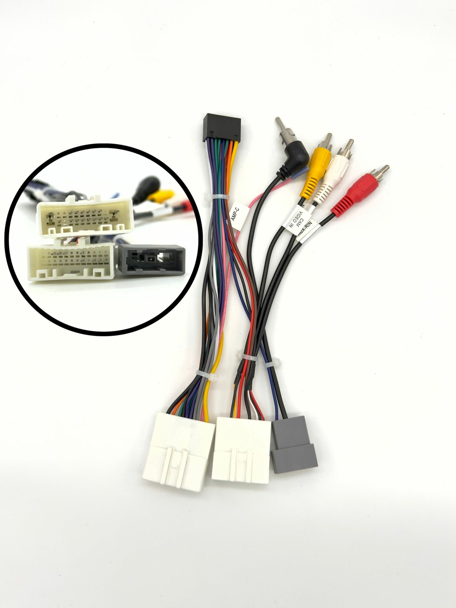 Разъем питания 16 pin для Android магнитол в Nissan 2004-2014 (Cam360)