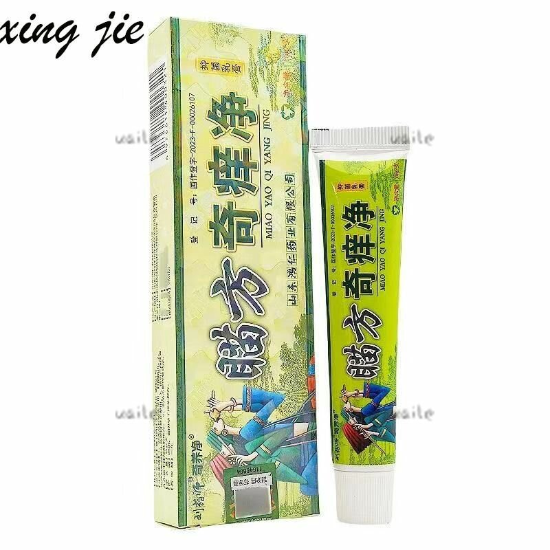 Мазь MIAO YAO QI YANG JING от псориаза, экземы, дерматита, зуда, потницы, грибка, лишая, себореи 15гр.