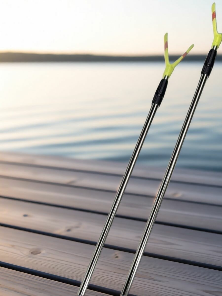 Подставка под удочку телескопическая 1,2 м , 2 шт