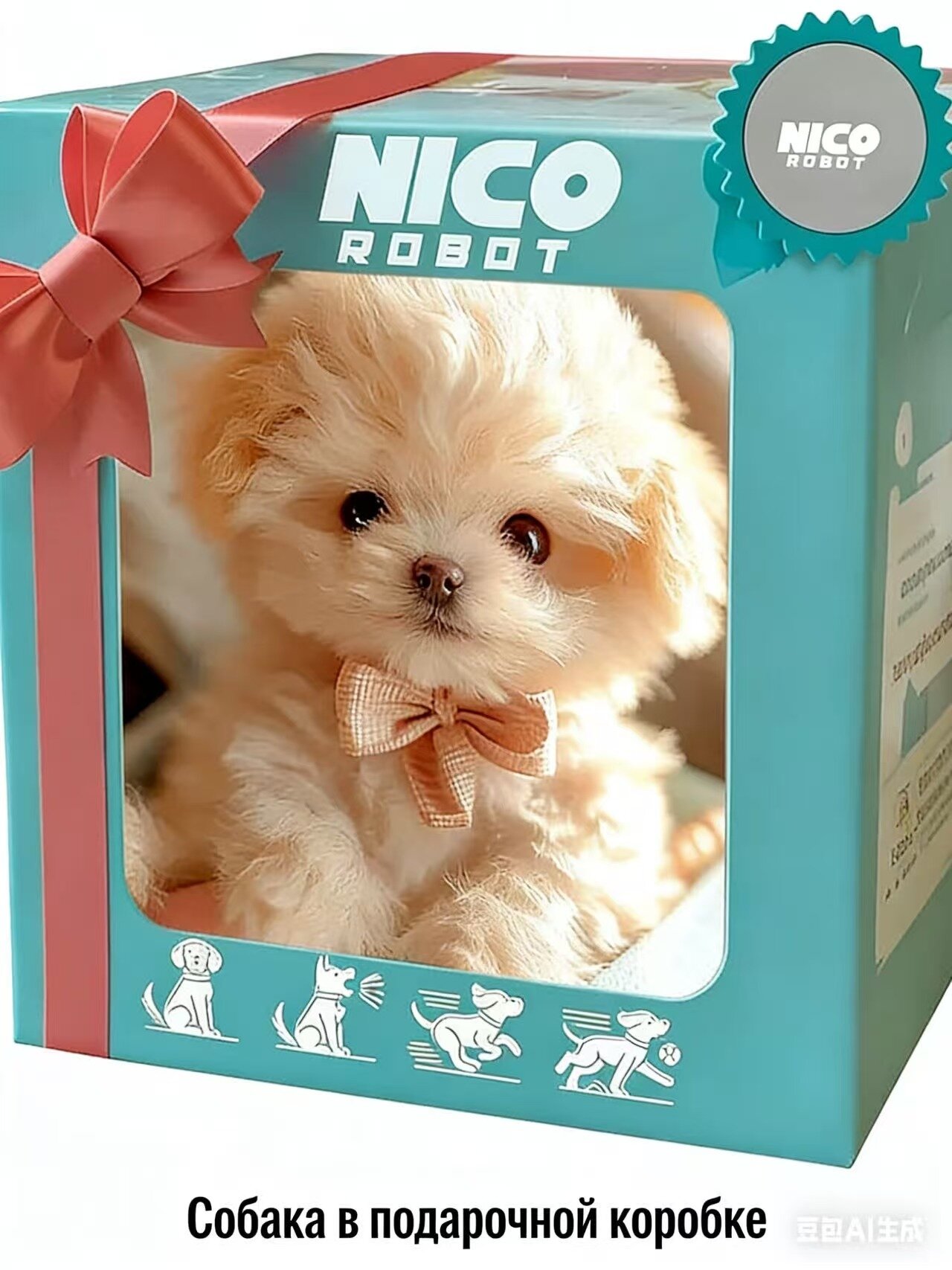 Интерактивный робот-собака Nico | Реалистичная игрушка-питомец
