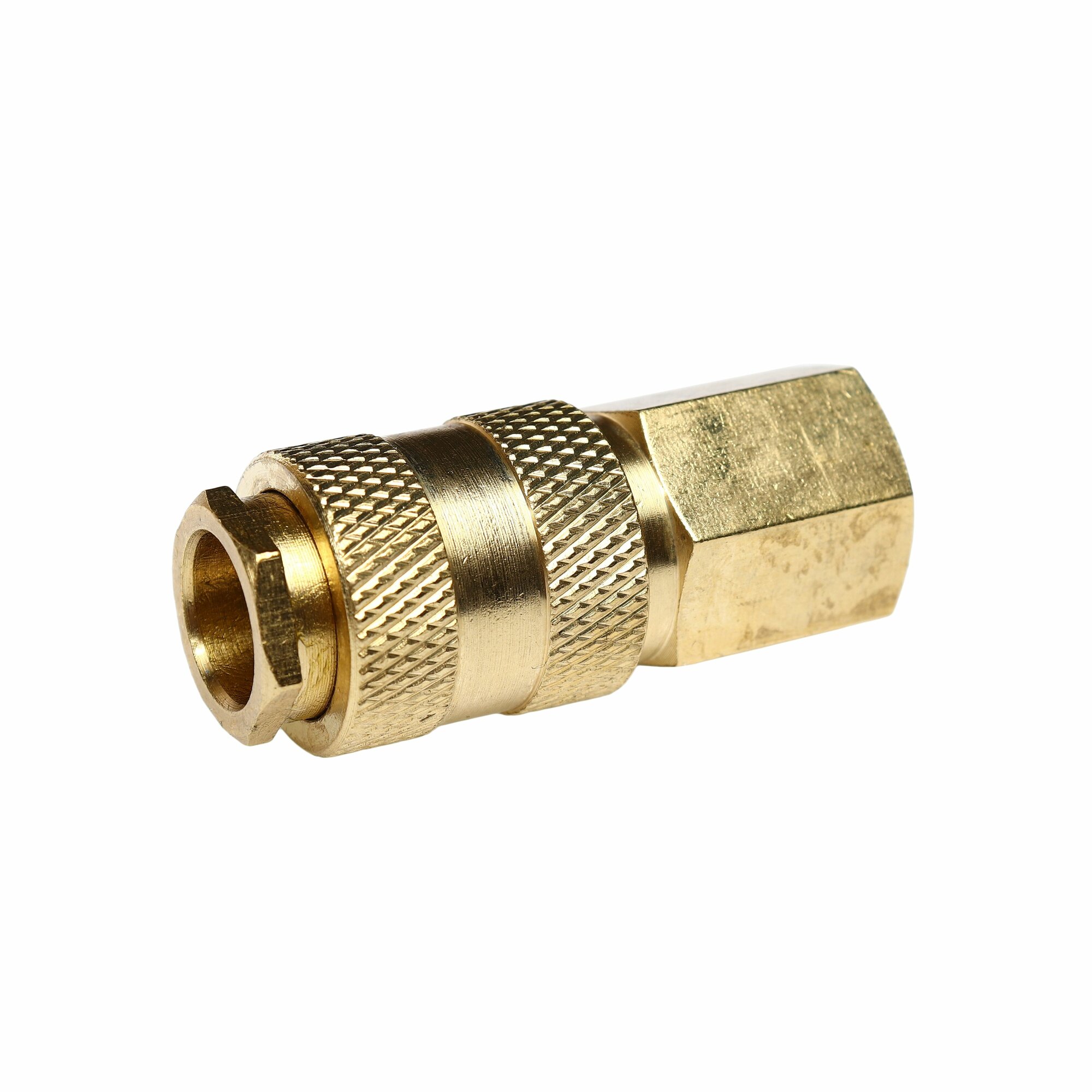 Переходник для компрессора F1/4" быстросъемный с клапаном внутренняя резьба, арт BSE12SF эврика