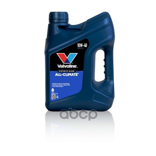 Valvoline Масло моторное VALVOLINE ALL CLIMATE 10W-40 4л На складе