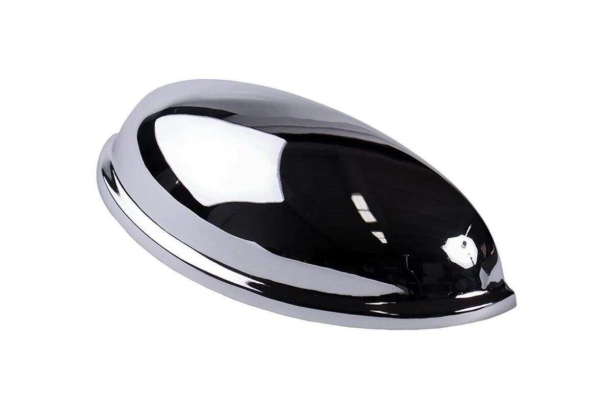 Ручка‑ракушка Larvij Блэкшел хром глянцевый L4.020.076CH, длина 93 мм, межцентровое расстояние 76 мм