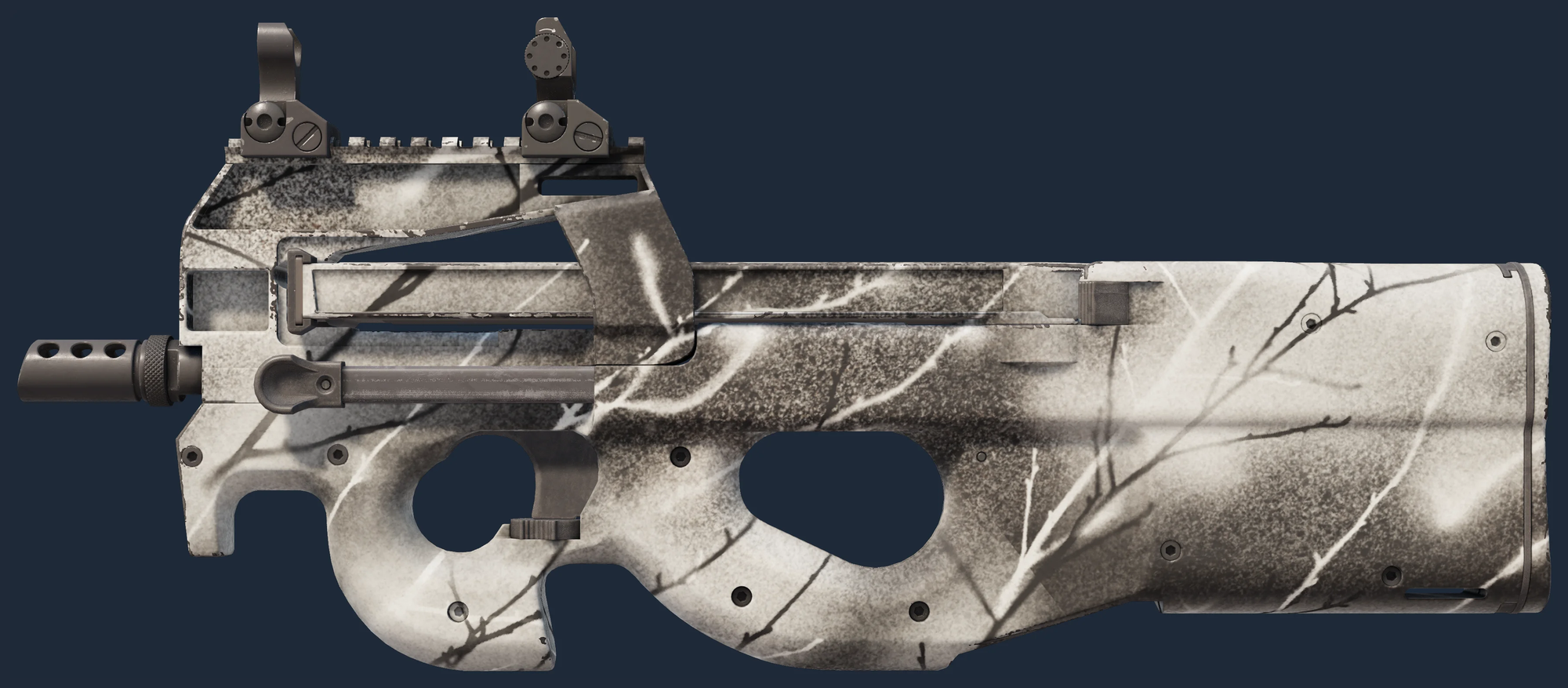 Сувенирный P90 | Ясень (После полевых испытаний) Скины CS2 с быстрой автовыдачей steam trade