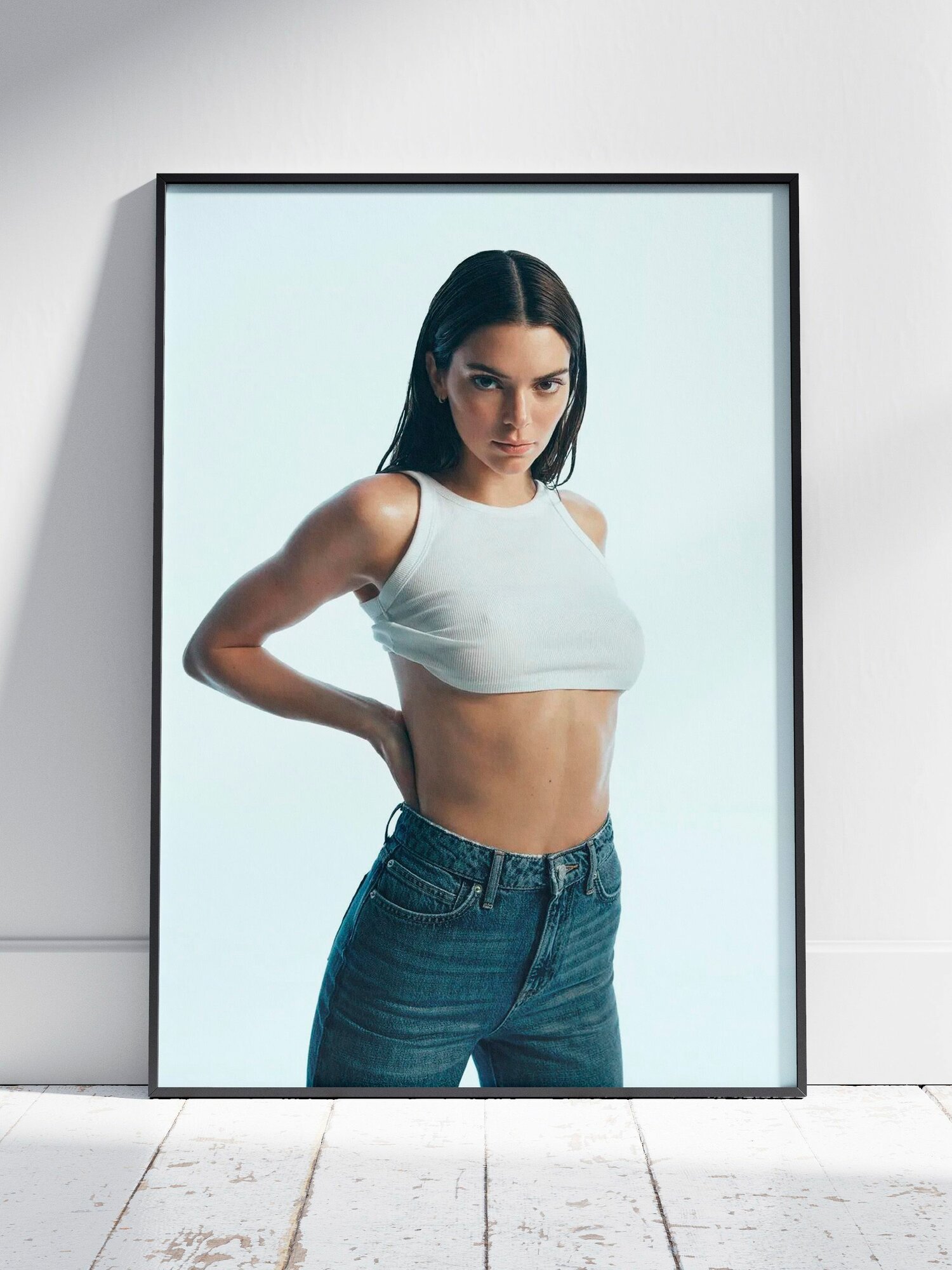 Плакат на стену для интерьера Кендалл Дженнер (Kendall Jenner 54) - Постер по модели, бренду и моде формата A4 (21x30 см)