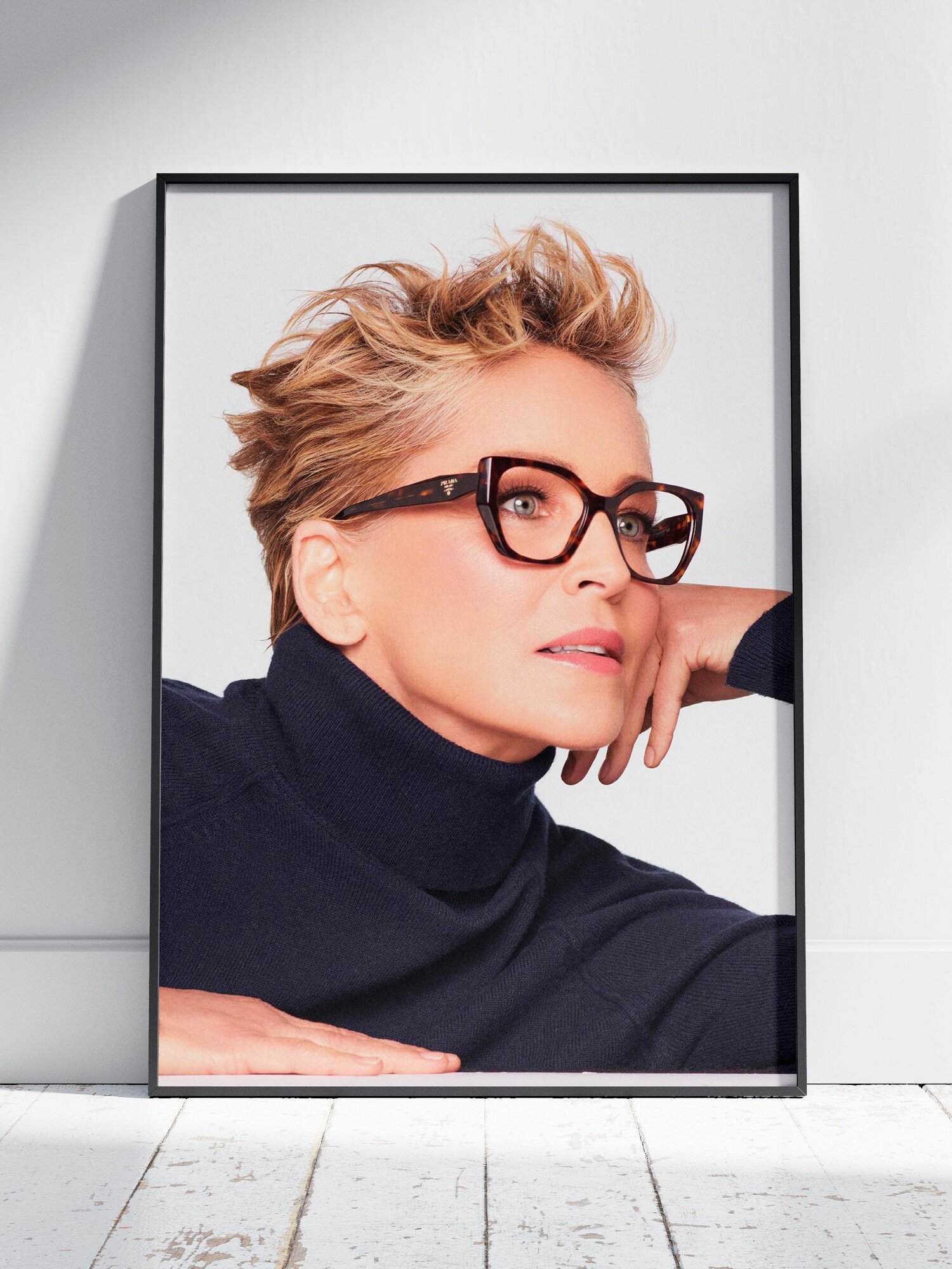 Плакат на стену для интерьера Шэрон Стоун (Sharon Stone 25) - Постер по актеру фильма, кино, сериала формата A4 (21x30 см)