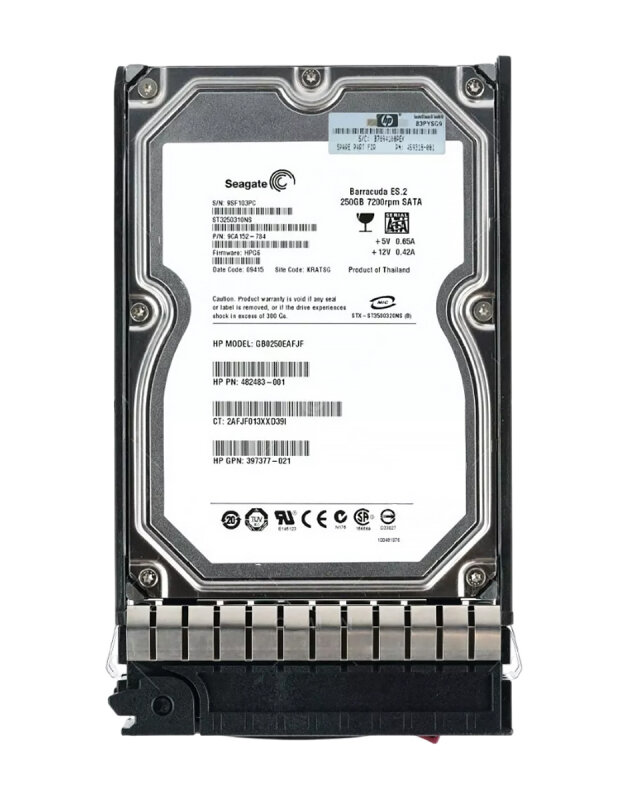 Жесткий диск HP 681229-B21 250Gb SATAII 3,5" HDD