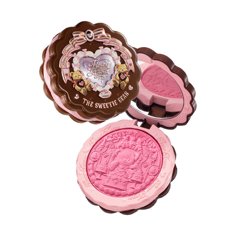 Flower Knows Bonnie Sweetheart Bear Blush Strawberry Shell Cloud Shoulder Liquid Blush