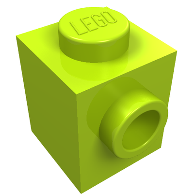 Деталь Lego 87087 Brick, Modified 1 x 1 with Stud on Side