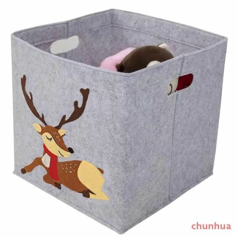 Корзина для игрушек длина 30 см, ширина 30 см, высота 30 см.