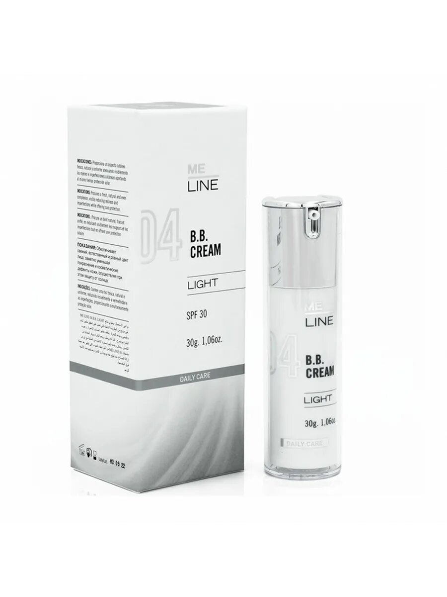 M.E. LINE 04 B.B. CREAM LIGHT SPF 30 M.E. LINE Крем B 30 гр