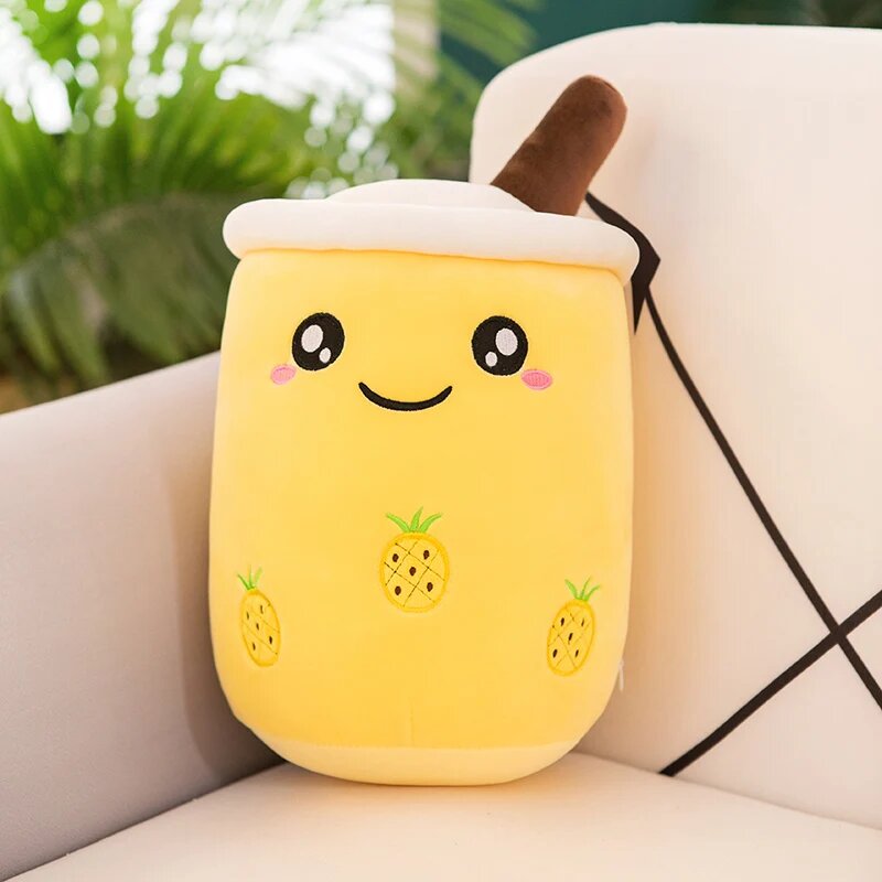 Плюшевая игрушка Bubble Tea, желтая, 23 см