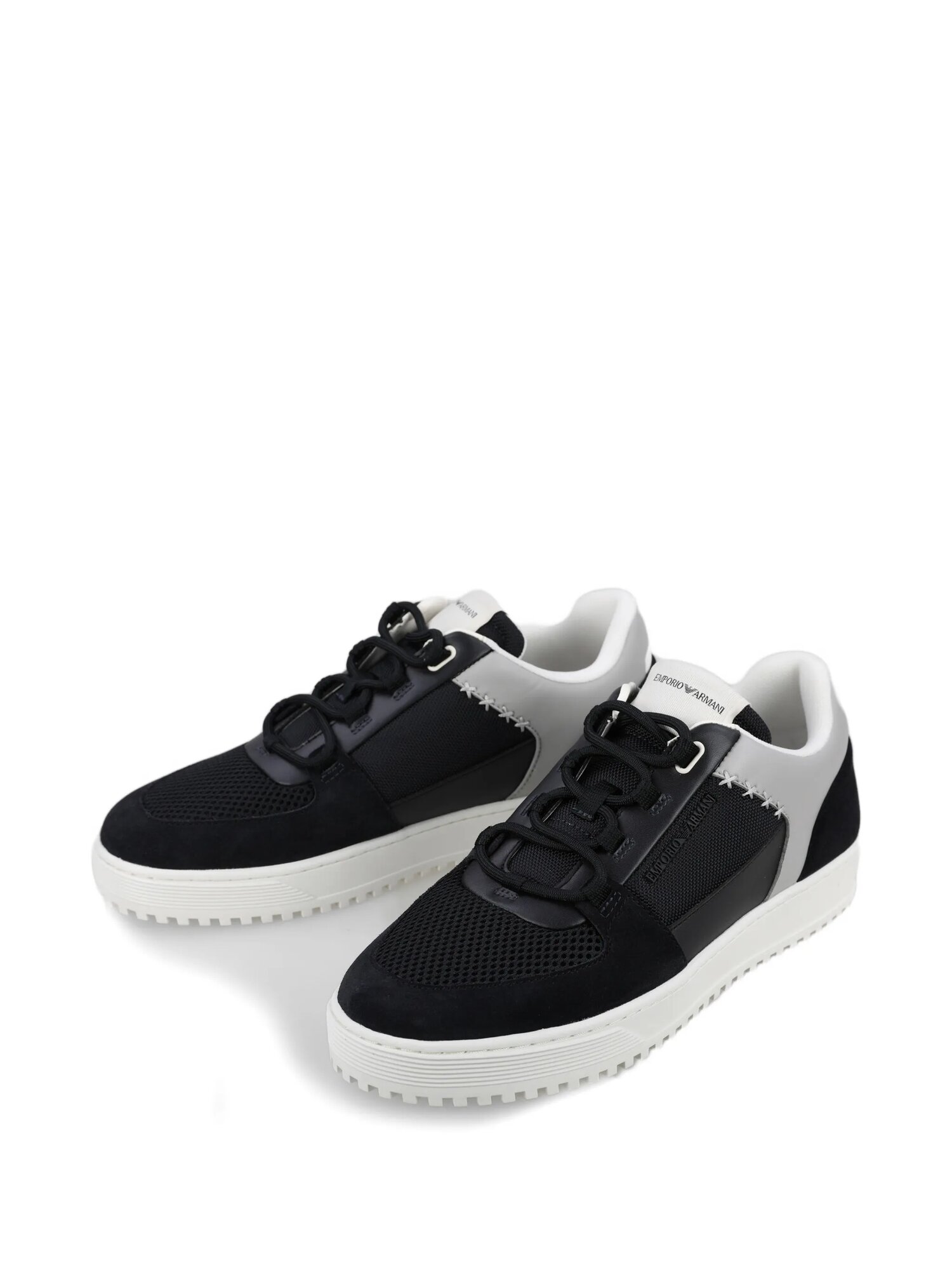 Кроссовки EMPORIO ARMANI Panelled mesh sneakers, размер 6 — фото 1
