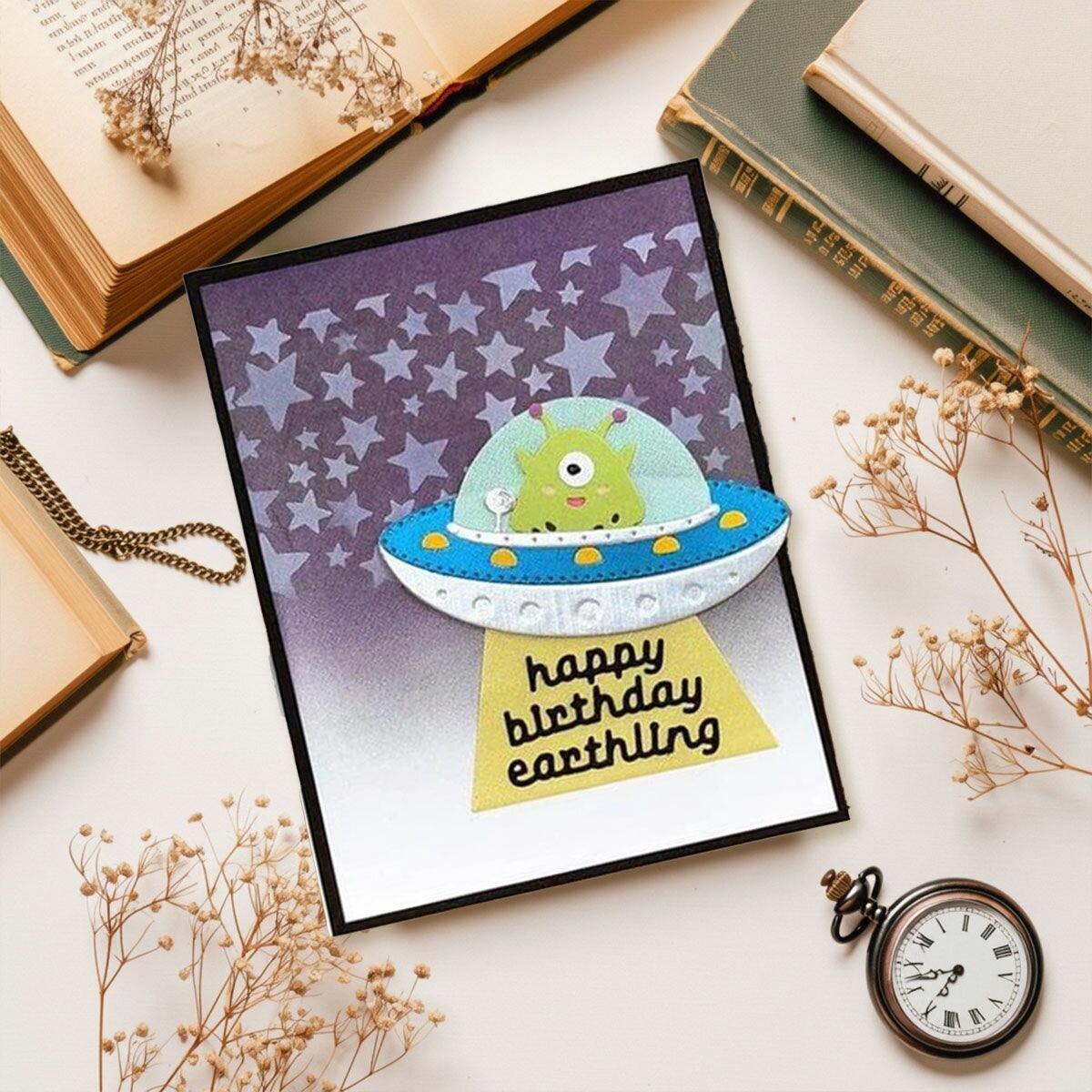 Нож для резки и тиснения UFO , 15*10 см, для вырубных машин, скрапбукинга и рукоделия