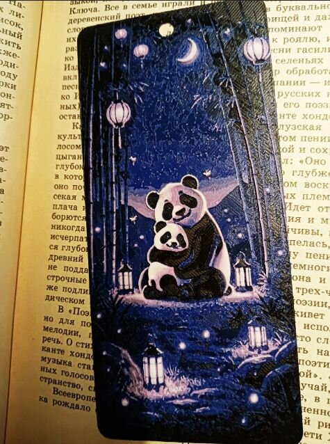 Закладки для книг 3D для учебника для школьника важный подарок , Панды в лесу - авторская серия